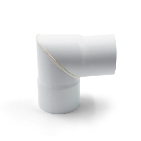 PVC 80 mm Round Bend 90 Degree - Brink Gutter Supplies