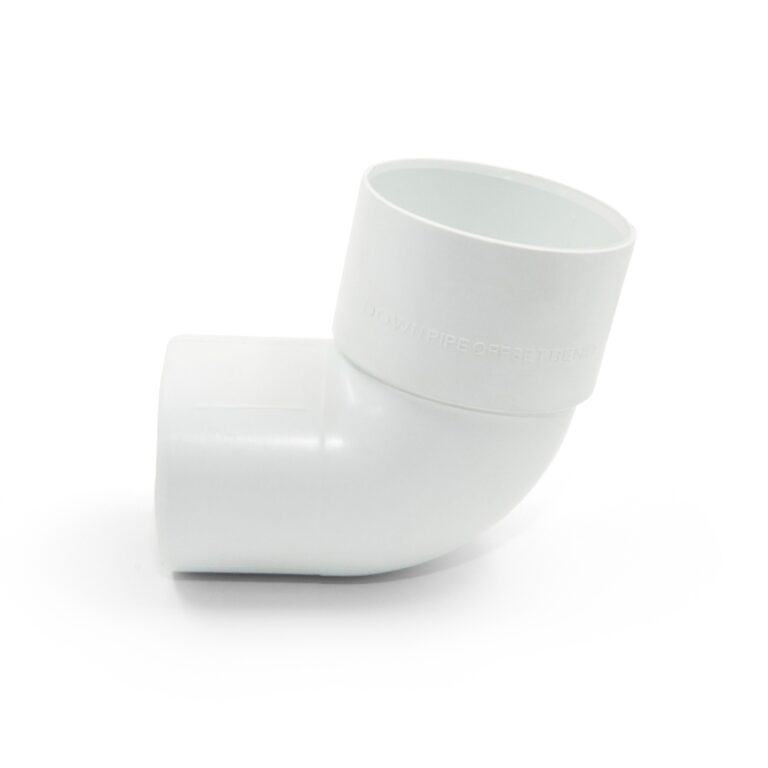 PVC offset bend 80mm - Brink Gutter Supplies