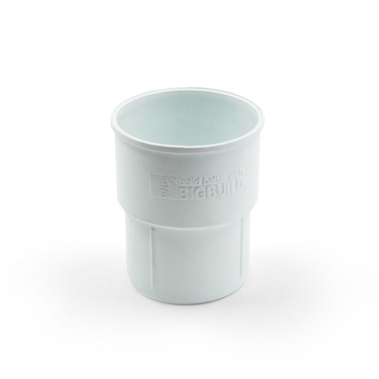 PVC Connector 80mm - Brink Gutter Supplies