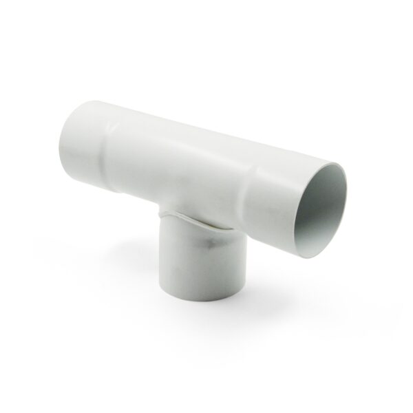 PVC 80 mm T piece connector 50/80mm - Brink Gutter Supplies
