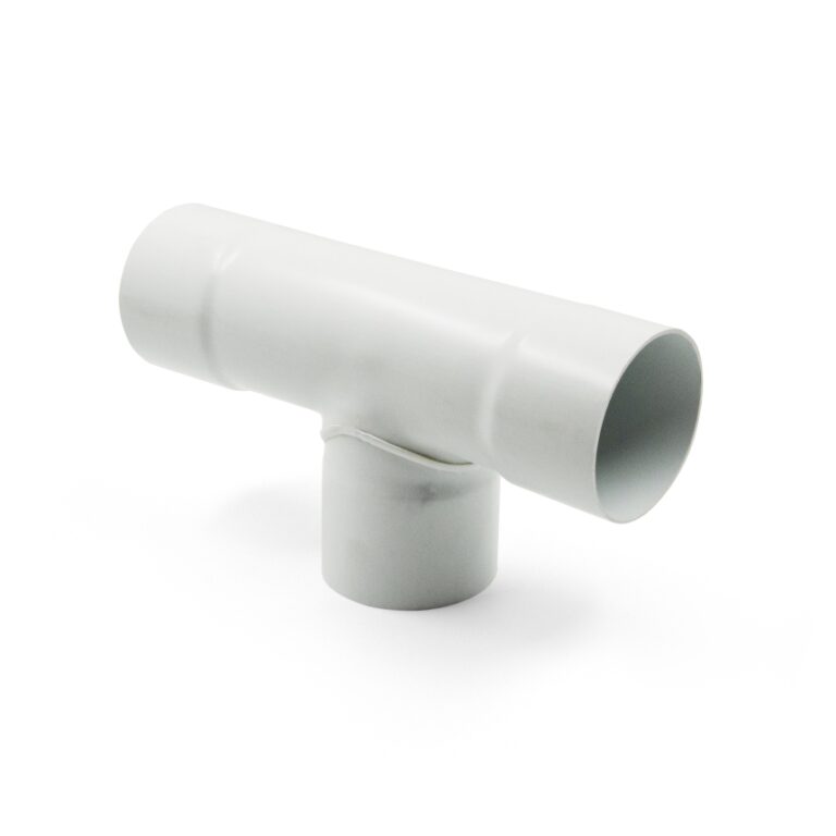 PVC 80 mm T piece connector 50/80mm - Brink Gutter Supplies
