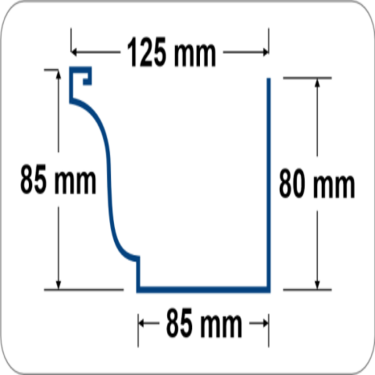 Ogee Gutter 125 Residential - Brink Gutter Supplies
